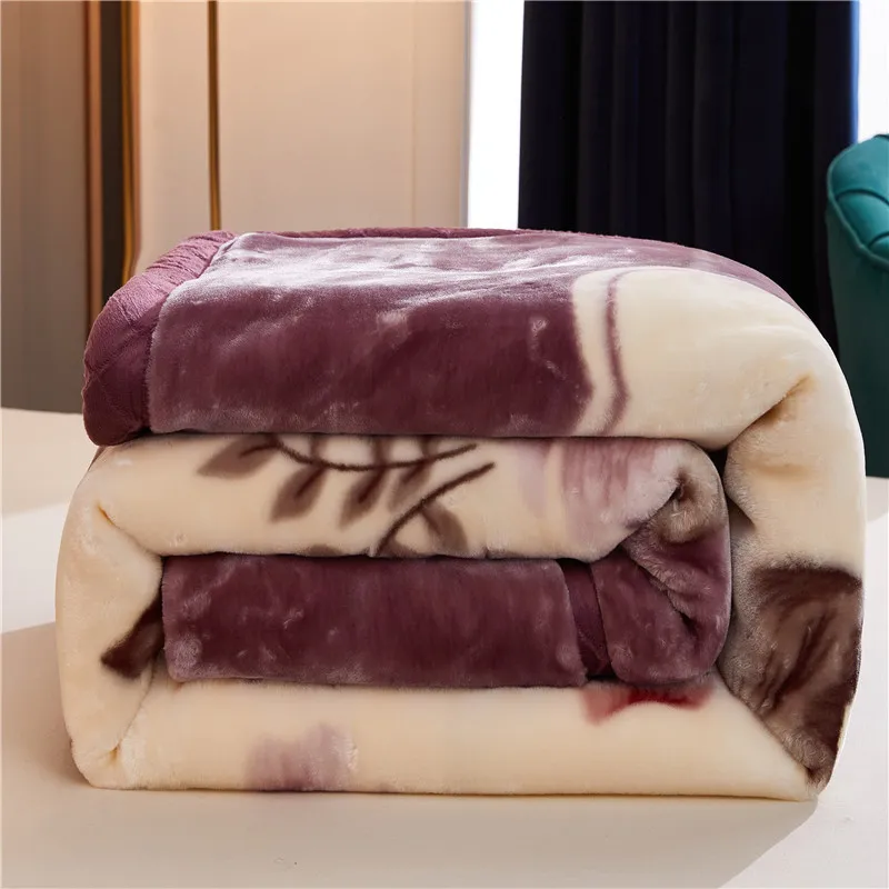 Premium Quality Heavyweight Fleece Blanket: Thick, Fluffy, Warm ...