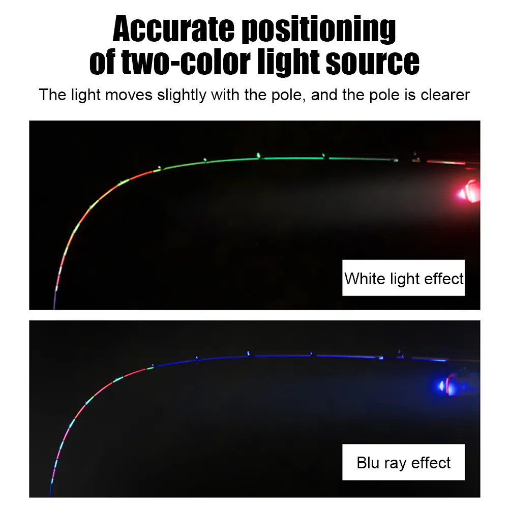 Fishing Led Light Stick Clip Type Night Fishing Light Nonslip Night ...
