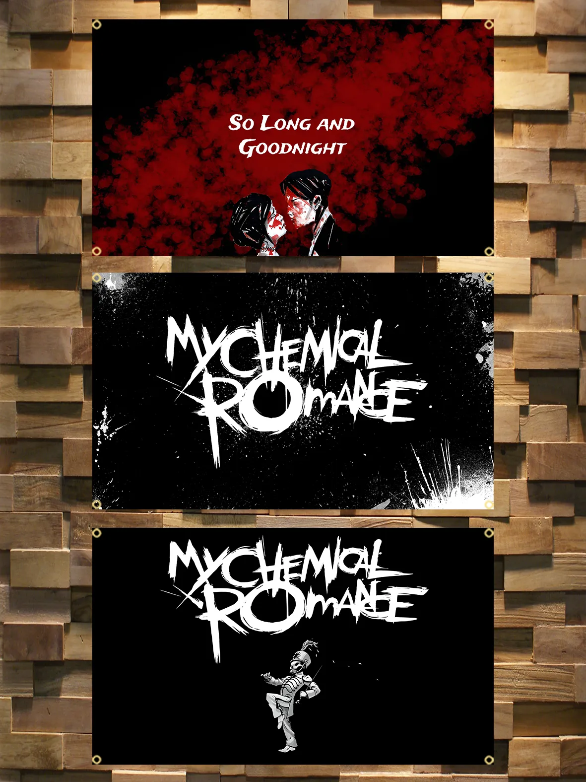 Large Rock Band Banner: 90x150cm Polyester Flag - Perfect for Home ...