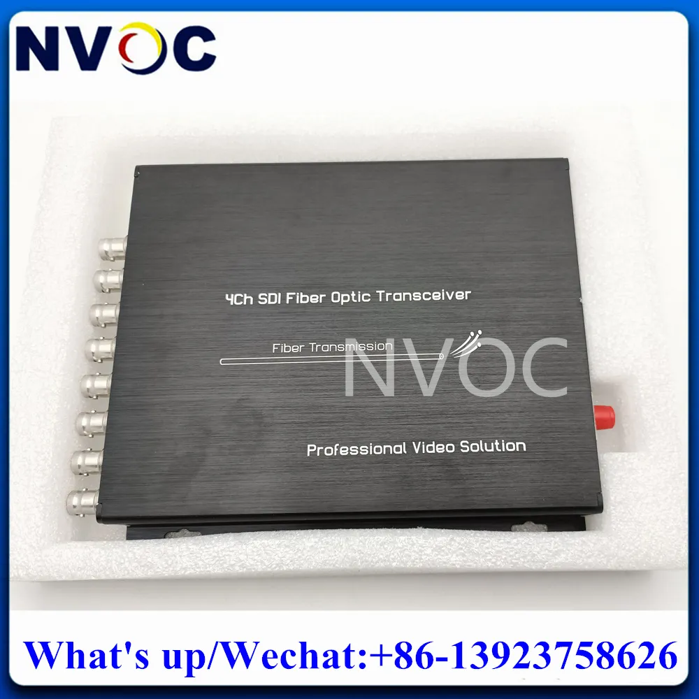 4Way 3G SDI Fiber Converter With RS485&Tally And Loopback Function,4Ch ...
