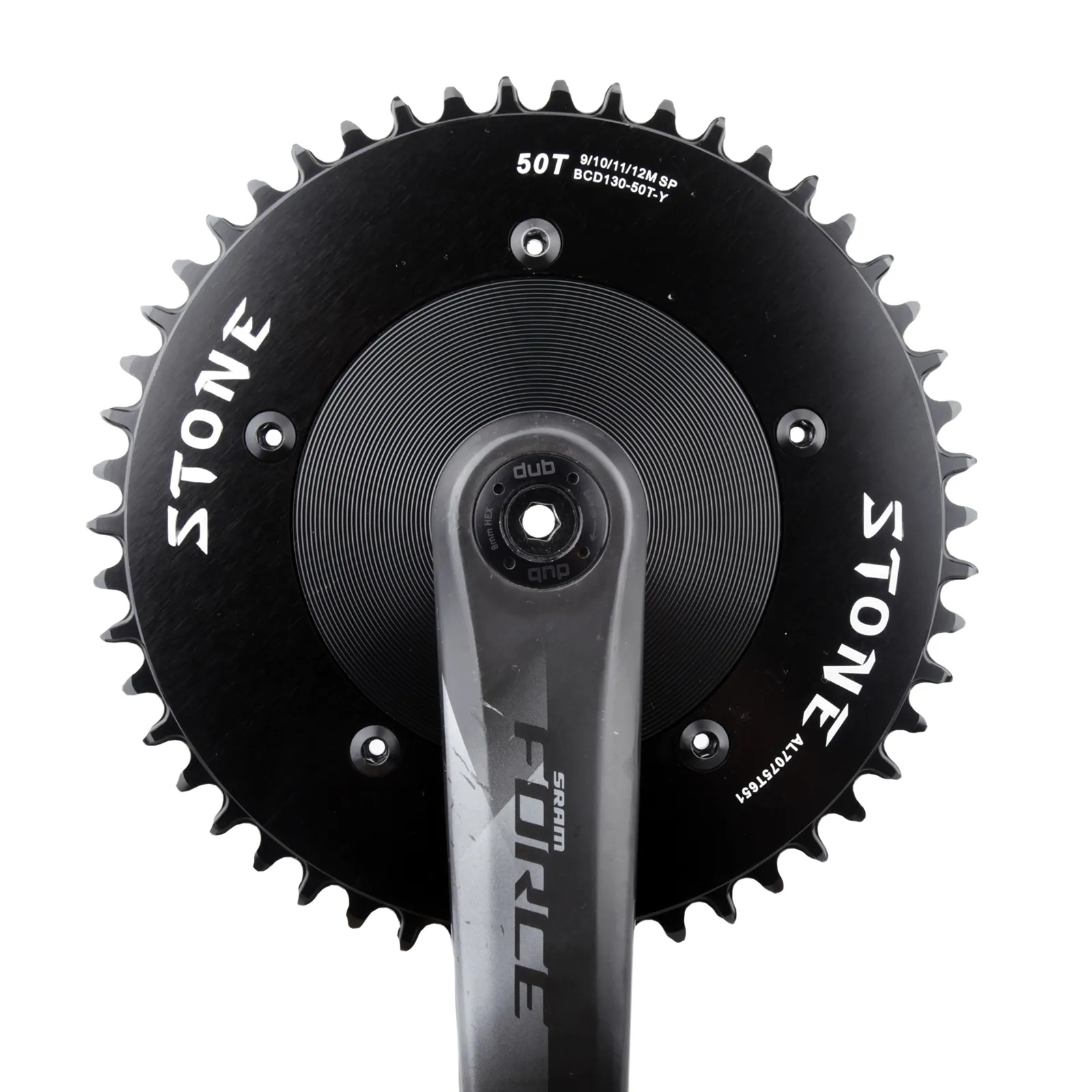 Aluminum 130BCD Chainring Spider Adapter for SRAM Force/Rival/Red QUARQ ...