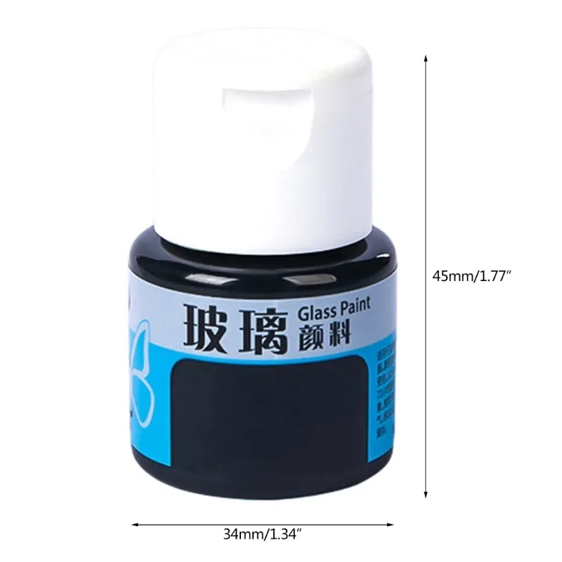 Stained Glass Paint Kit Vibrant Glass Color Paint For Wine Bottles ...