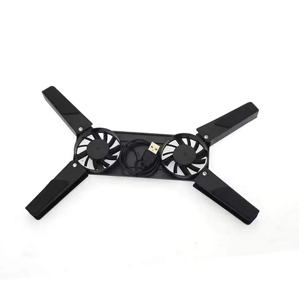 Foldable Aluminum Laptop Stand with Dual Cooling Fans, Ergonomic Laptop ...