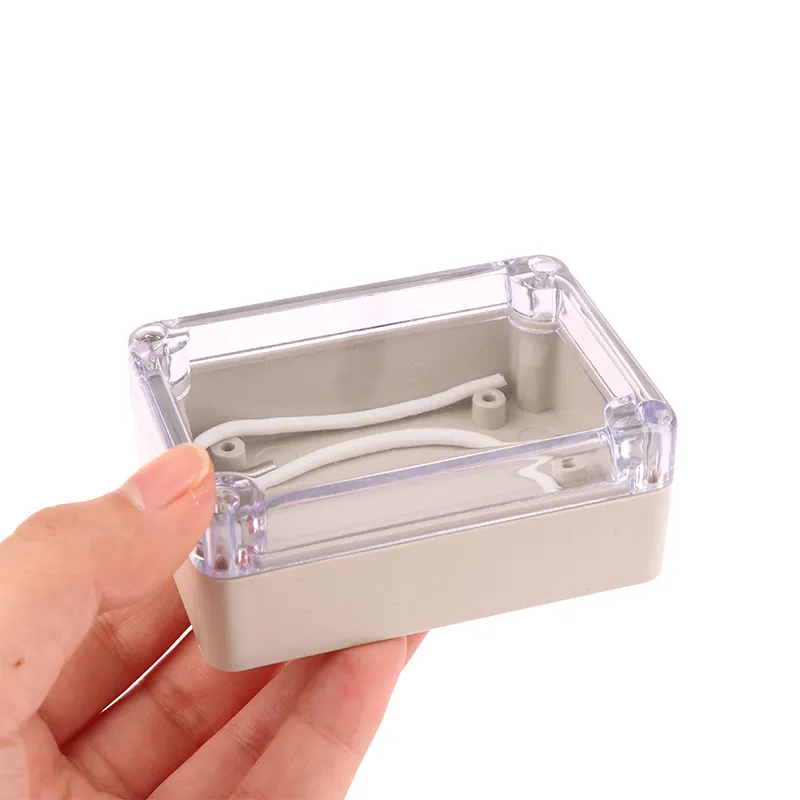 Clear Plastic Waterproof Outdoor DIY Project Box Enclosure for Security ...