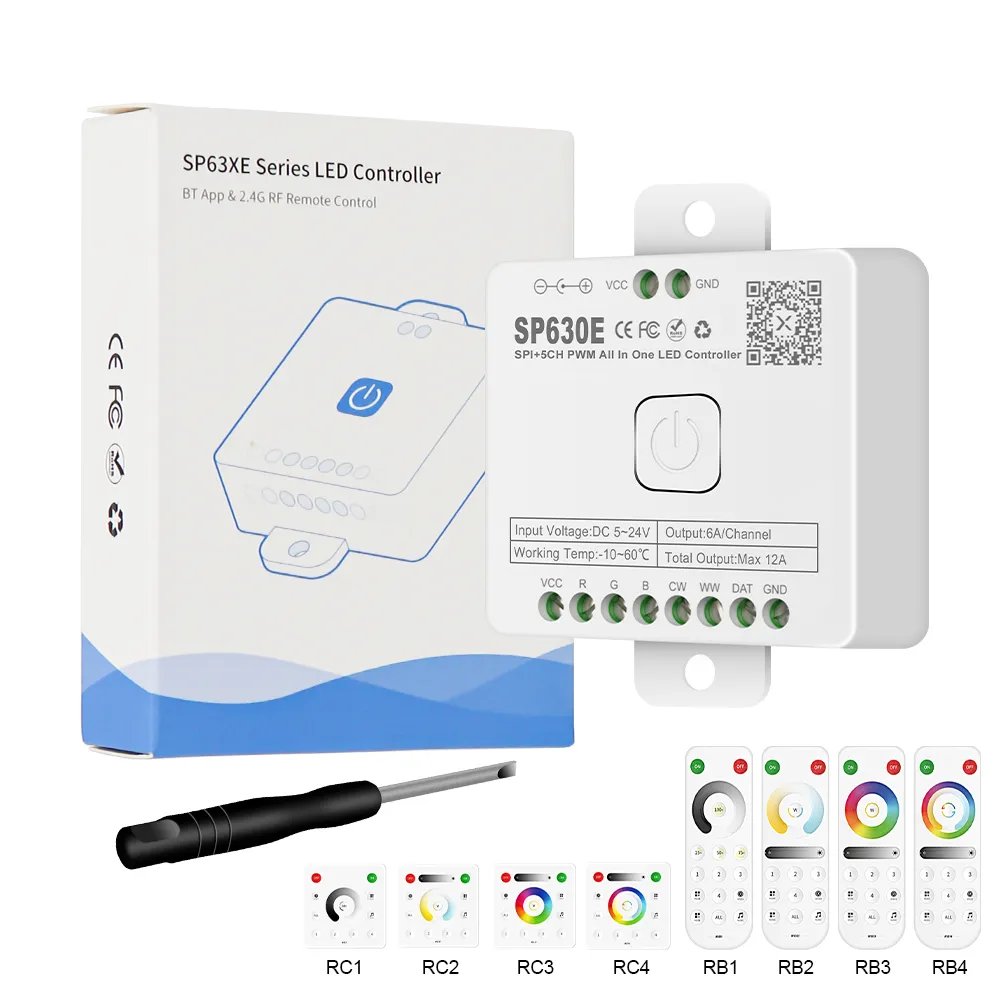 DHgate.com:SP630E 5CH PWM SPI LED Controller for WS2812B/WS2811/SK6812 ...