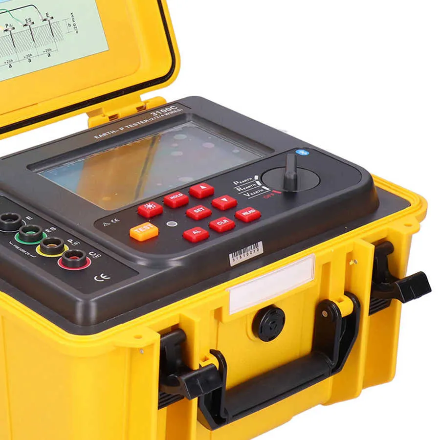 Soil Test Meters Earth Resistance & Resistivity Meter: Wide Range 0.00 ...