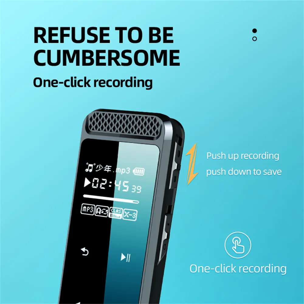 Digital Voice Recorder Pen with AI Transcription, 4GB-32GB Storage, HD ...