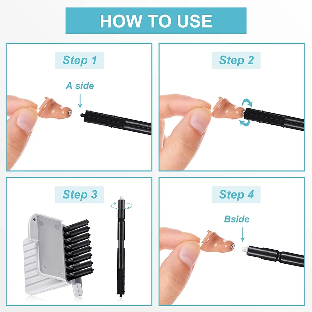 Connexx Hearing Aid Wax Guards Filter Earwax Guard Cerumen Proventor ...