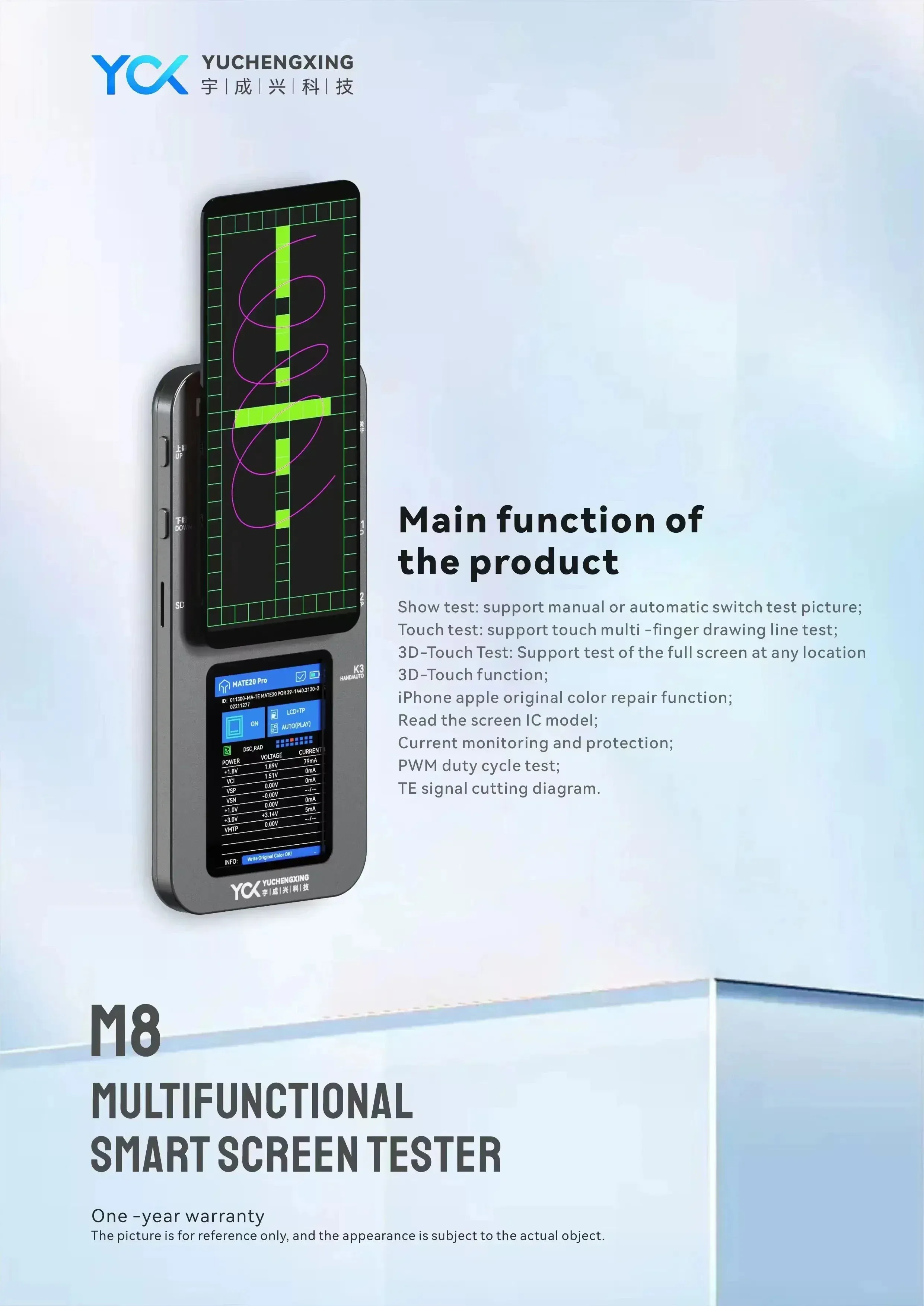 Smart LCD Screen Tester Machine: Rapid Diagnostic Tool For Phone LCDs ...