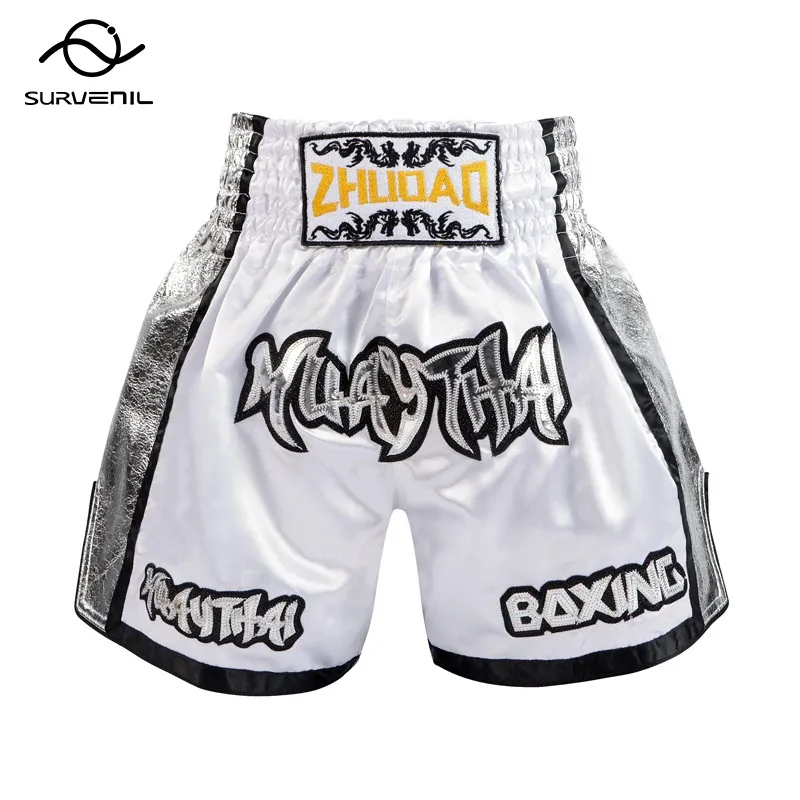 DHgate.com:Premium Muay Thai Shorts: Embroidered English Thai Boxing ...