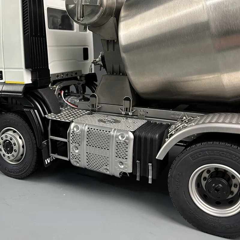 Full Metal RC Truck Model 6x6 Cement Mixer Wheel Minus Dual Axle ...