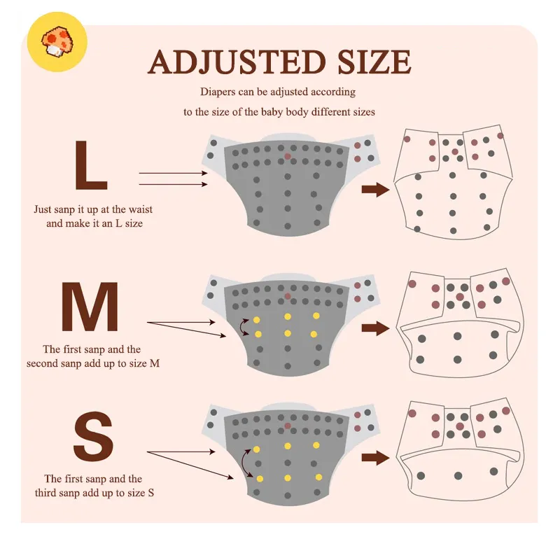 DHgate.com:6-Pack Bamboo Charcoal Adjustable Travel Cloth Diapers ...