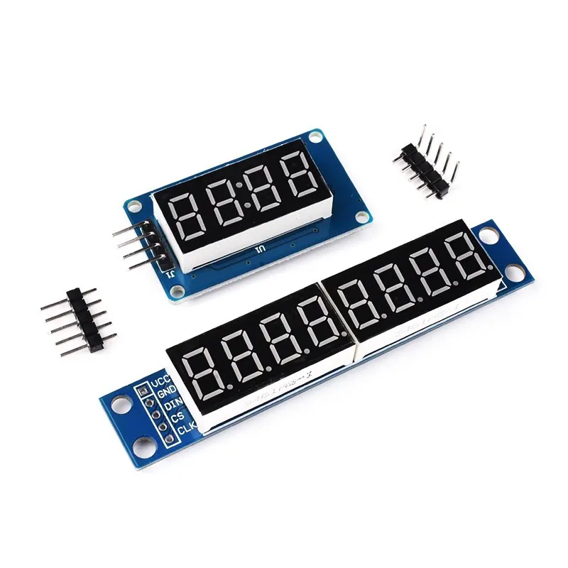 TM1637 4-Bit Digital LED Display Module, MAX7219 8-Bit, 0.36 Inch 7 ...