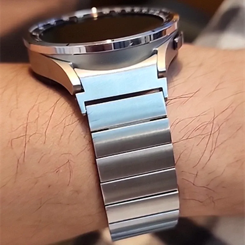 Premium Metal Watch Band & Bezel - No Gap Design for Galaxy Watch 4/5/6 ...