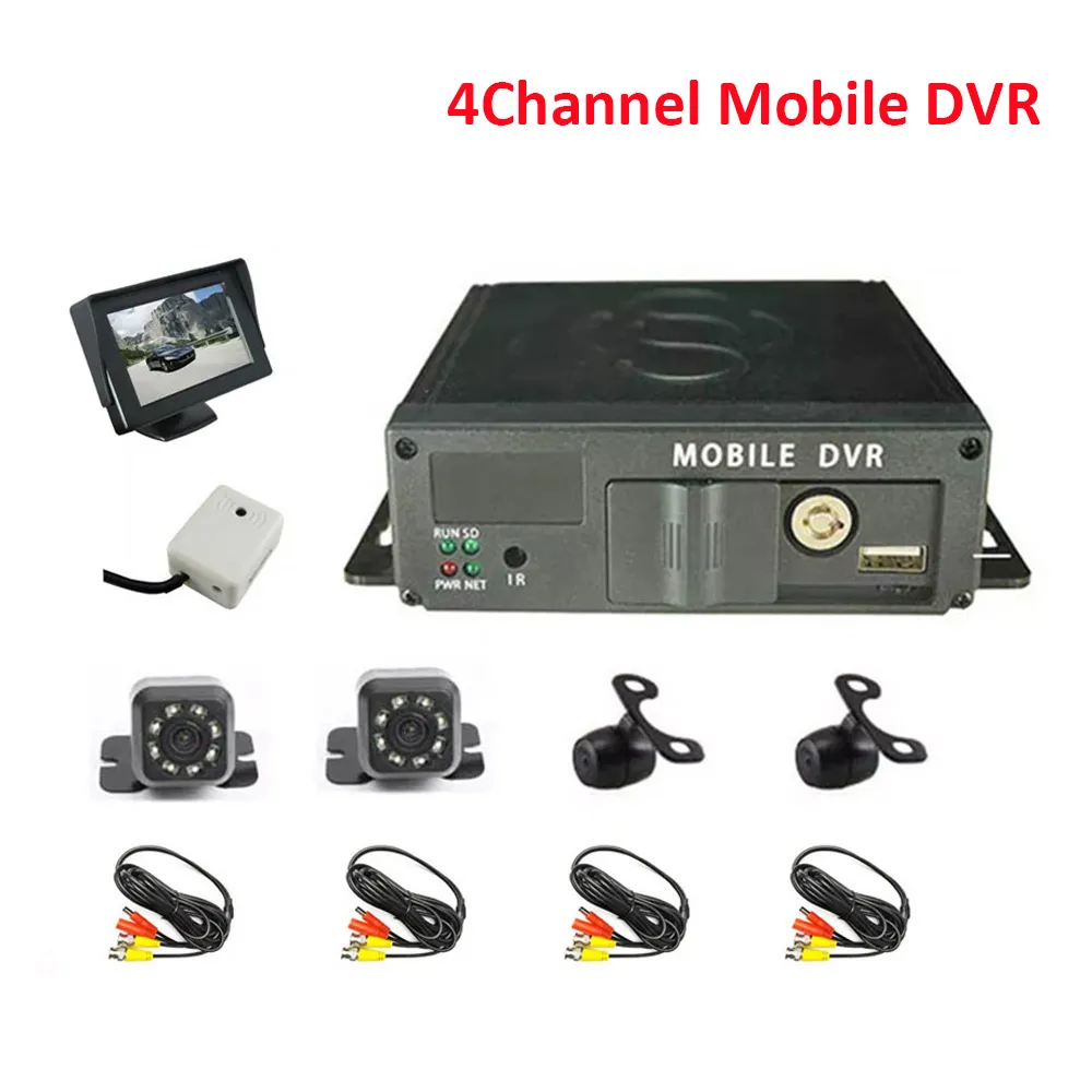 Taxi Blackbox: 4K Quad HD DVR System with 4 Mini Cams for Vehicle ...