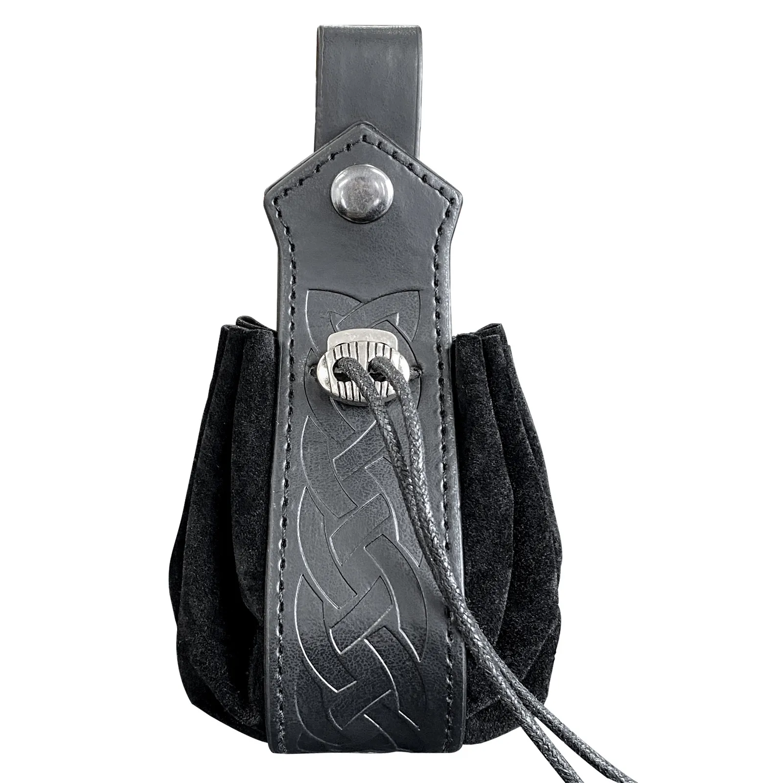 Renaissance Drawstring Faux Leather Coin Pouch Belt Bag For Men Women ...