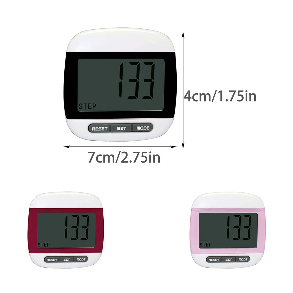 DHgate.com:Advanced Fitness Pedometer: Stylish Black Step Counter for ...