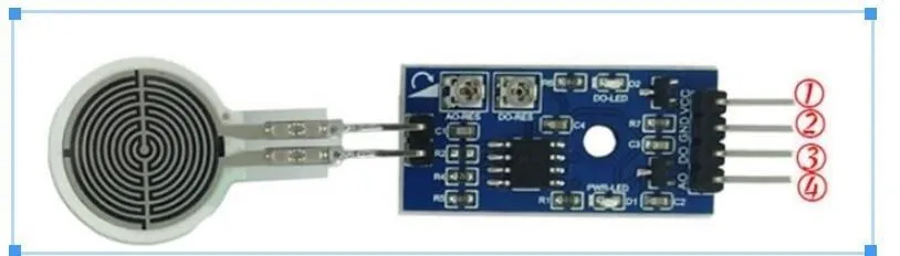 Flexible Force Sensitive Analog FSR402 Load Cell Membrane Barometric ...