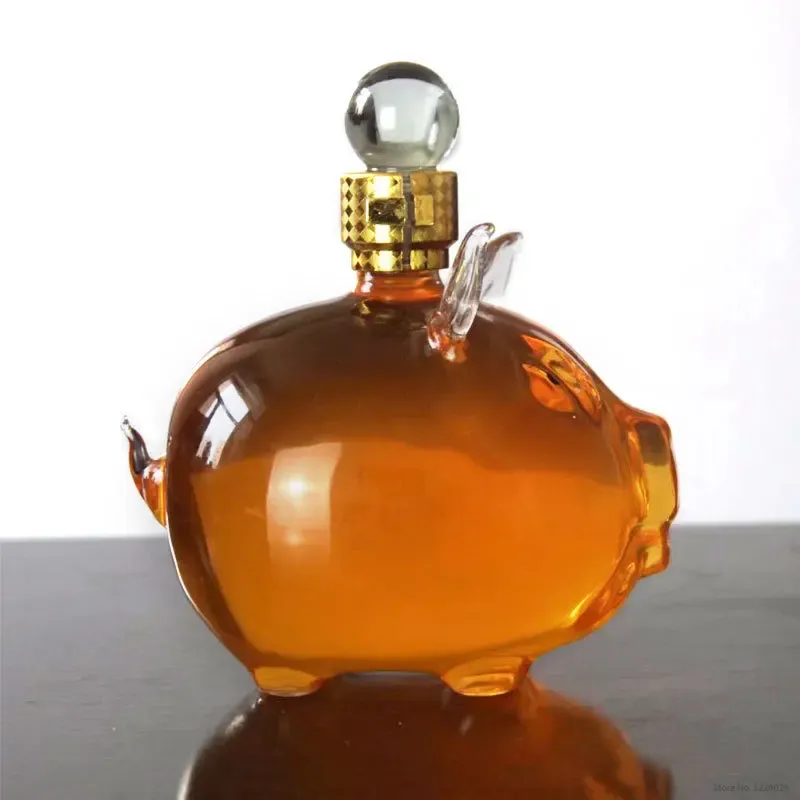 DHgate.com:Pig-shaped Whiskey Decanter with Airtight Stopper - Lead ...