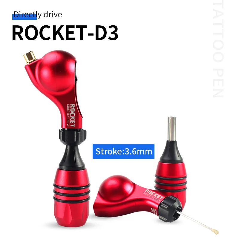 Rocket D3 Tattoo Pen - RCA Interface Rotary Tattoo Machine ...