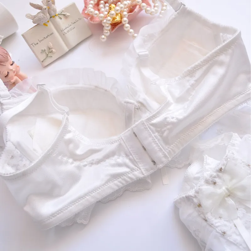 Lace Floral Bra Set Kawaii Girl Lingerie, Sexy Cute Korean Style ...