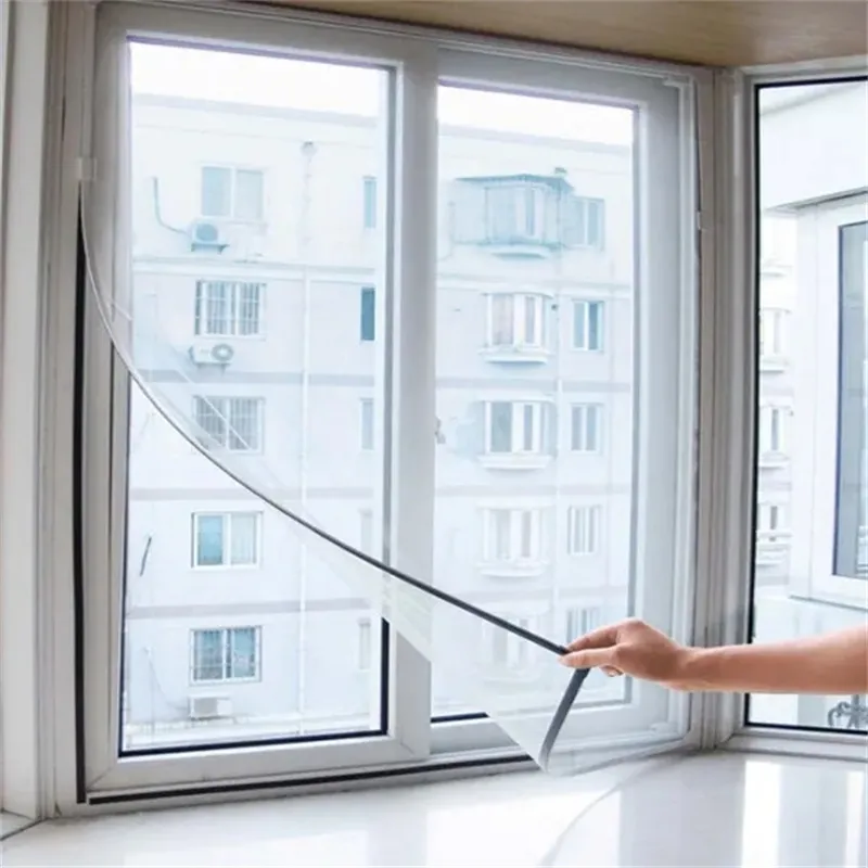 Anti-Insect Polyester Screen Curtain: Self-Adhesive Mesh Netting for ...