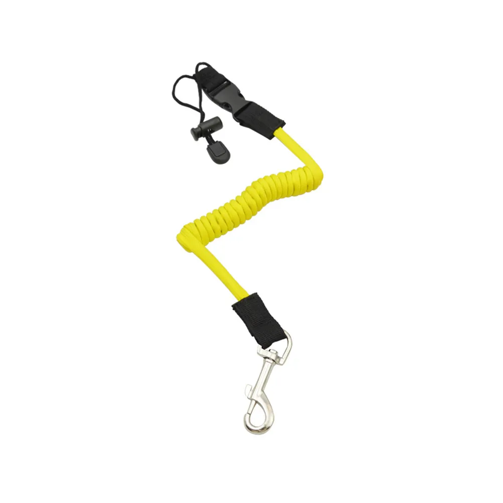 Coiled Paddle Leash - Secure Kayak Canoe Paddle Holder, TPU Spring Rope ...