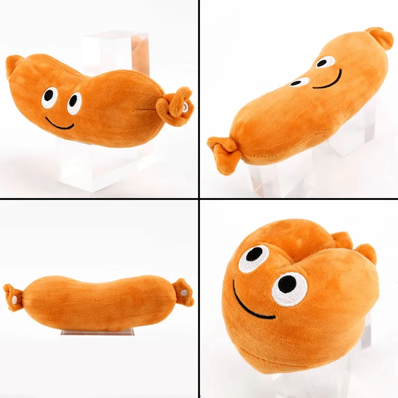 20CMSoft Sausage Plush Pillow - Mini Creative Stuffed Food Doll from ...