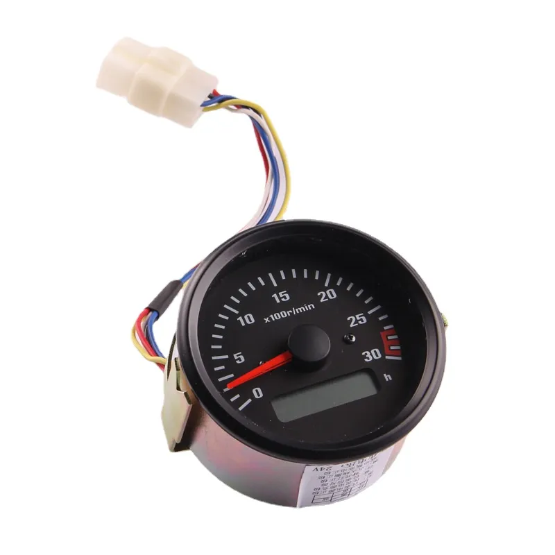 Tach Hour Meter Tachometer Diesel Engine Mechanical Tachometer, 3000RPM ...