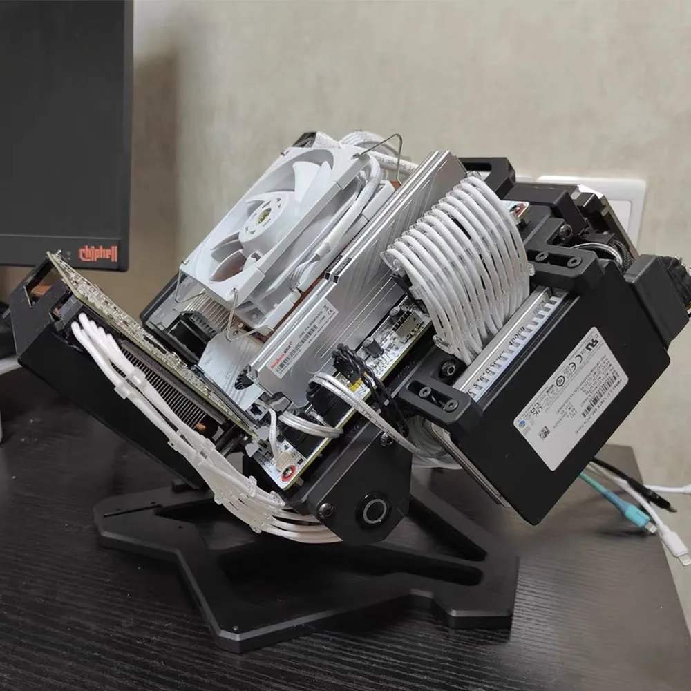 ATX Desktop Chassis Vertical Horizontal Rack Fully Open Water Cooling ...