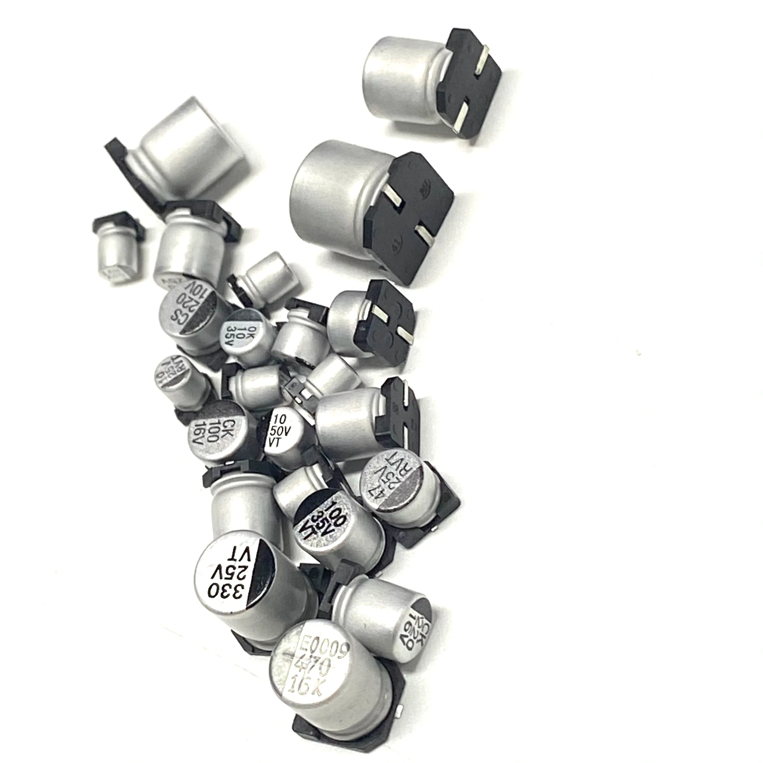 DHgate.com:10-Pack SMD Aluminum Electrolytic Capacitors, 50V/25V/16V/6V ...