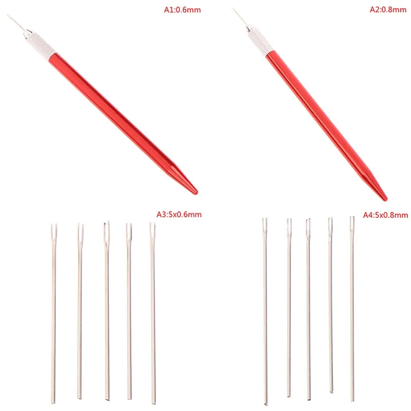 Doll Hair Rerooting Needles Kit 0.6/0.8mm: Premium Hair Tool for Wig ...
