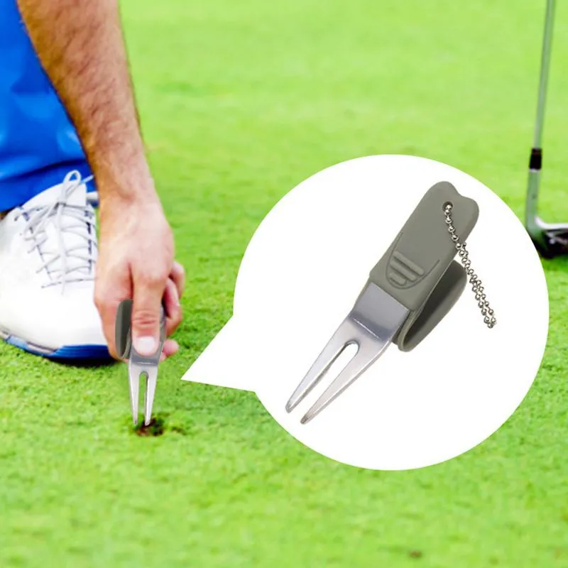 Pro Metal Golf Divot Tool and Pitch Ball Marker for Green Lawn Repair ...