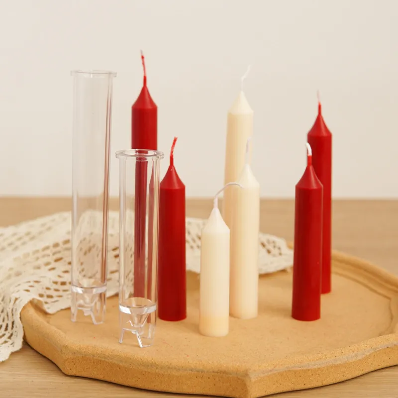 Handmade Acrylic Plastic silicone candle molds - 2.2cm Pointed ...