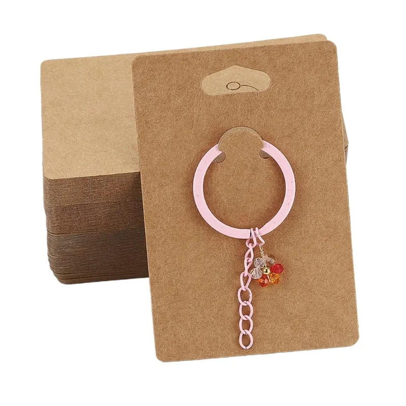 Keychain Card Holder for Display, Keyring Card Jewelry Packaging Supply ...