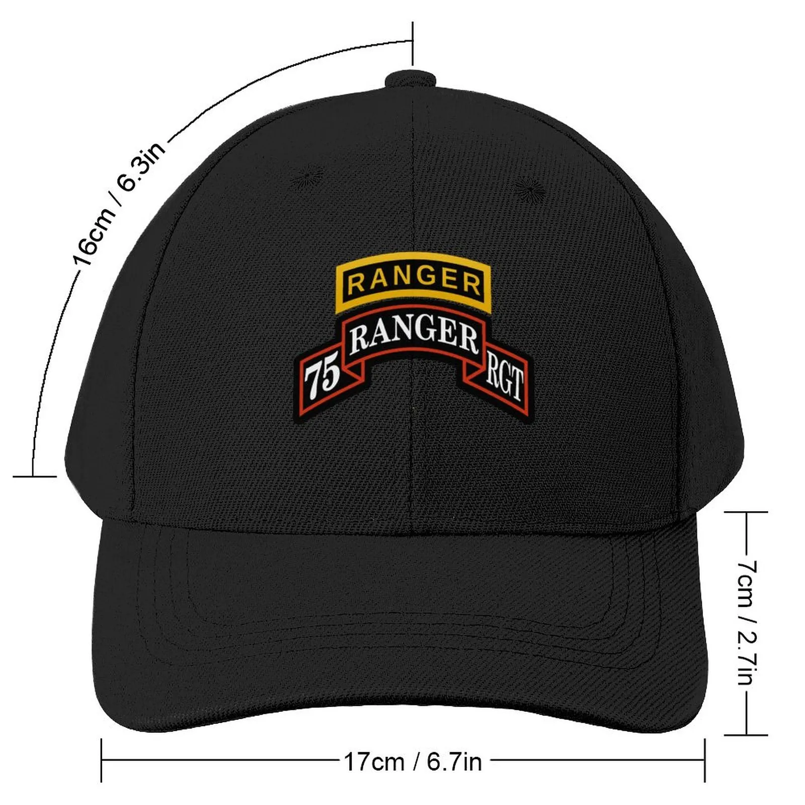 75th Ranger Regiment Fluffy Wrexham Baseball Cap With Tab Ideal For ...