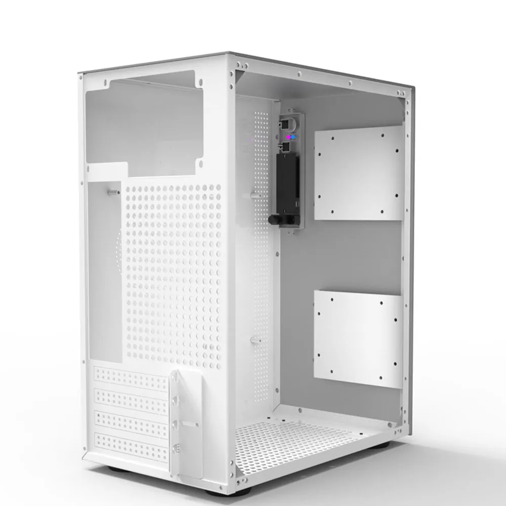 DHgate.com:Aluminum MATX PC Case with Tempered Glass Side Panel, USB 3. ...