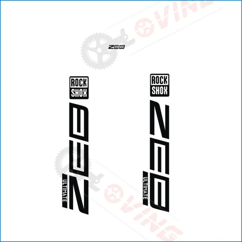 Premium MTB Fork Stickers - High-Quality Waterproof Decals for Bike ...