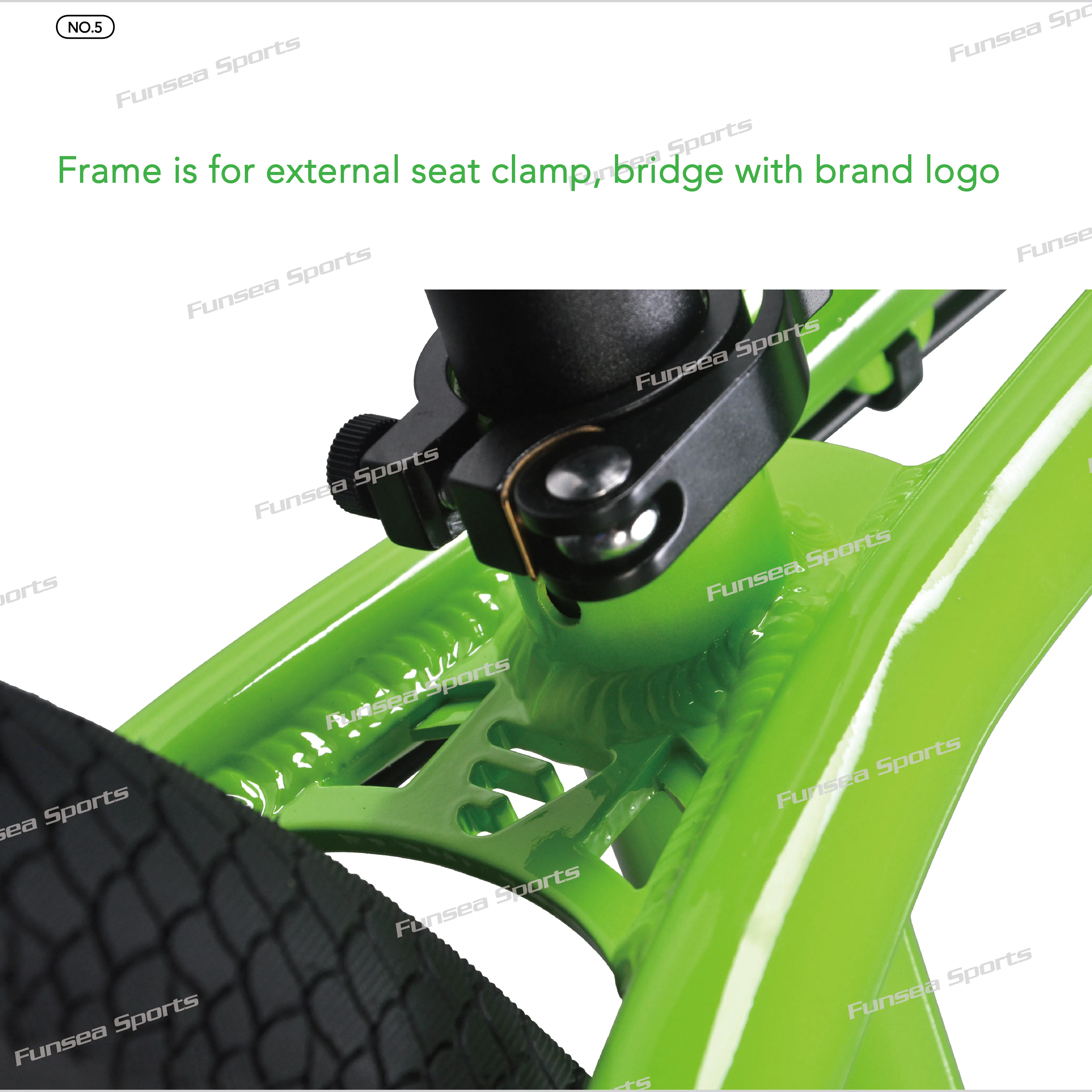 DHgate.com:Funsea BMX Cruiser Wheelie Bike Frame, Aluminum Alloy Big ...