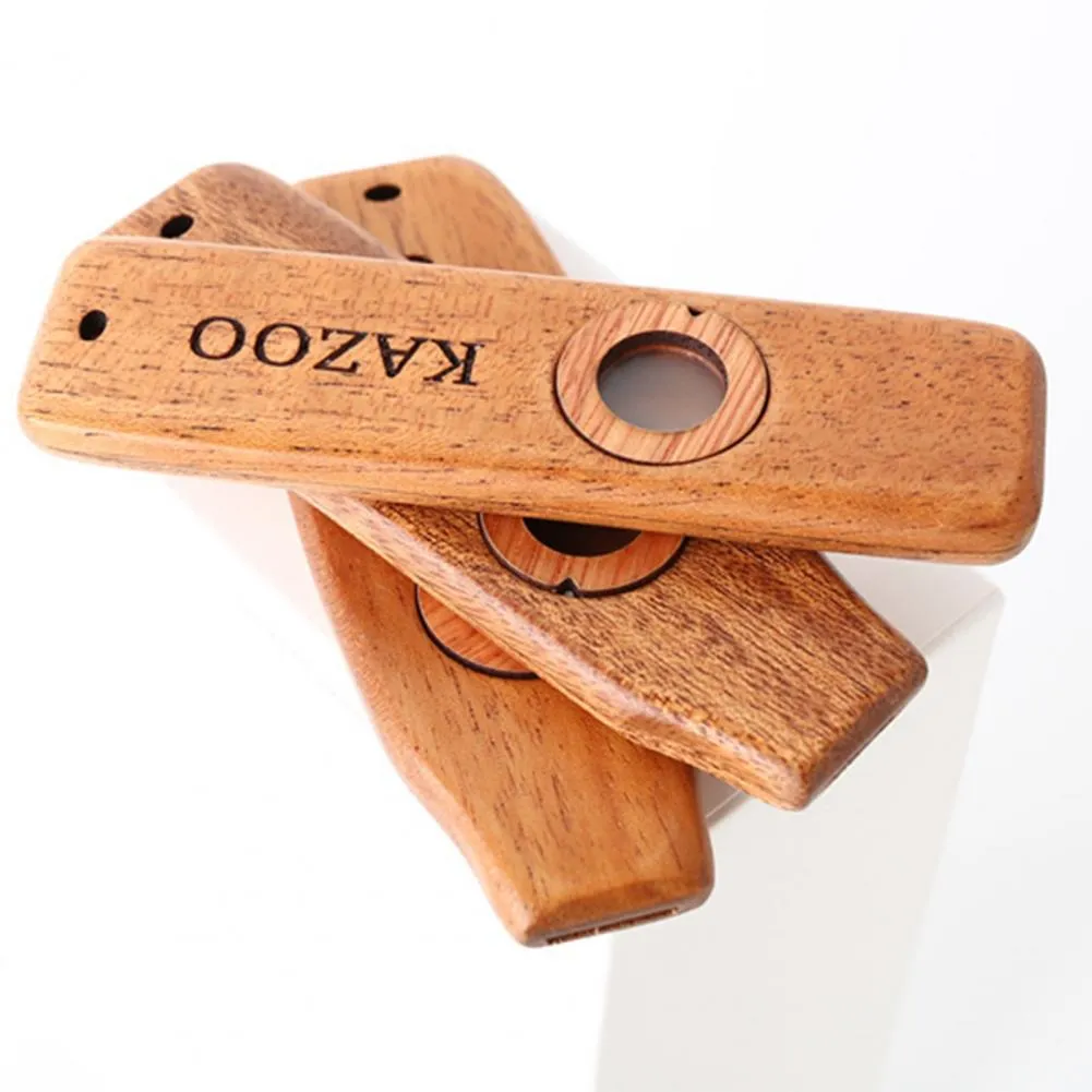 Wooden Kazoo - Clear Sound Kazoo Flute for Ukulele Accompaniment 1 Pack ...