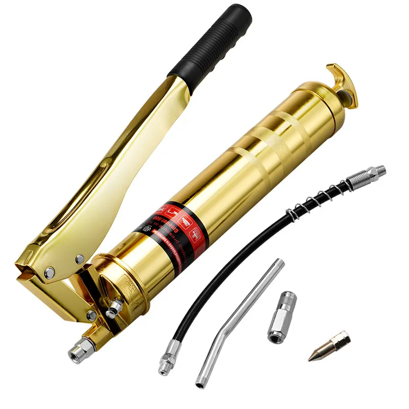 High Pressure Grease Gun: 900cc Heavy-Duty Manual Oil Lubricant ...