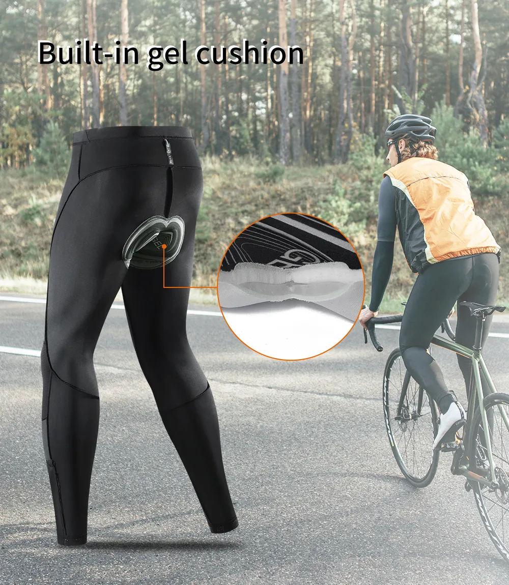 DHgate.com:WOSAWE Mens 5-Hour 4D Padded Cycling Pants: Reflective ...