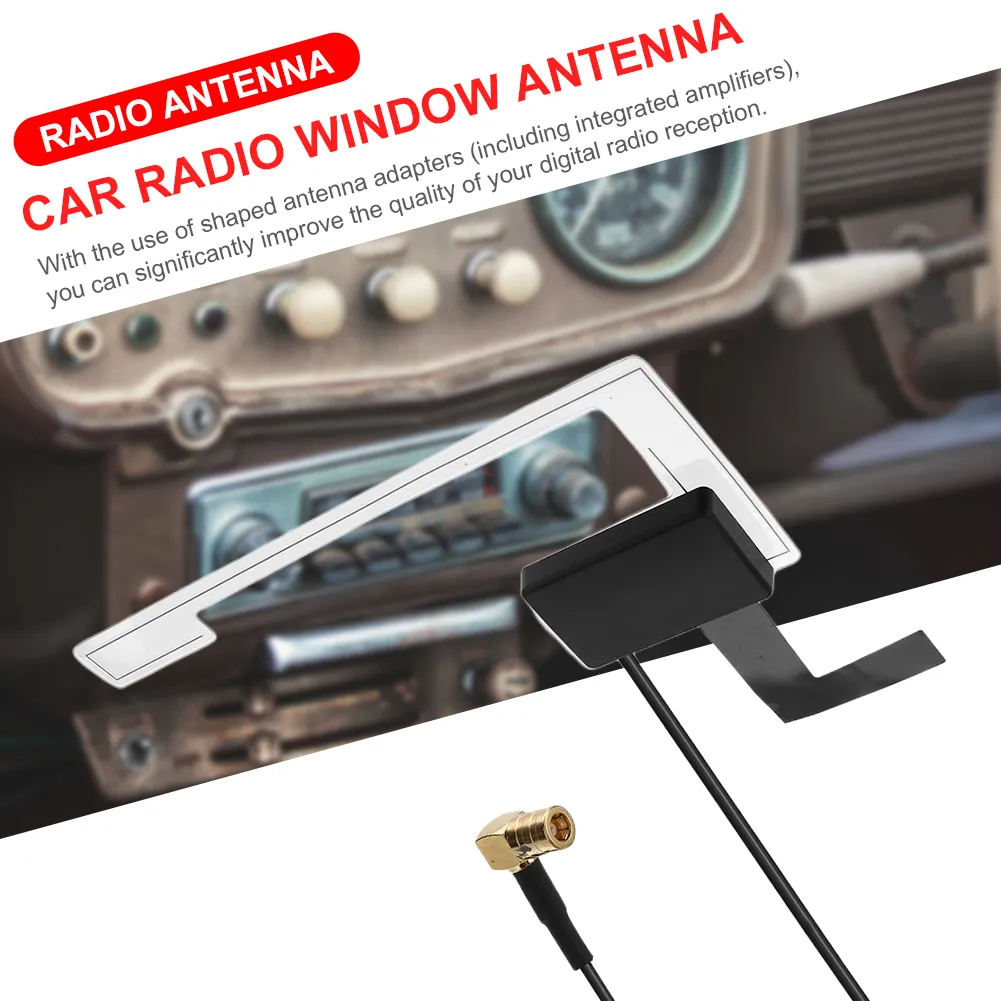 Discreet Adhesive DAB+ Hidden Roof Windshield Antenna for Enhanced ...