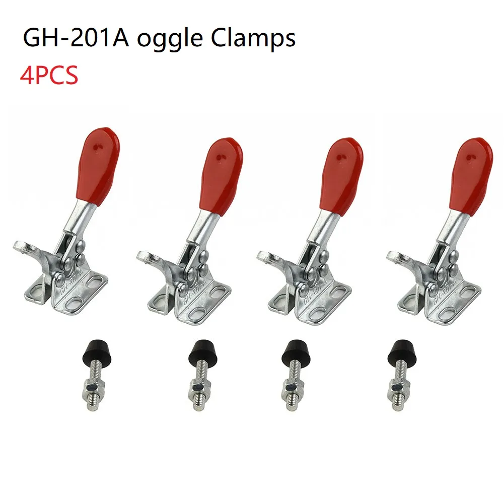GH-201A Horizontal Vertical Toggle Clamp Quick-Release 27 lb Heavy Duty ...