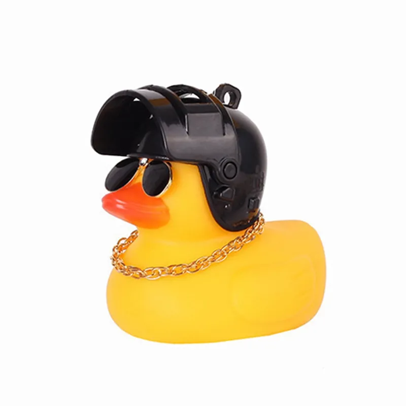 Cute Duck with Helmet: Broken Wind Small Ornaments for Bicycle Decor ...