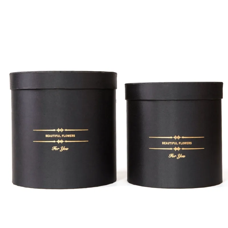 Gift Boxes For Wedding Party, Empty Round Cardboard Gift Boxes With ...