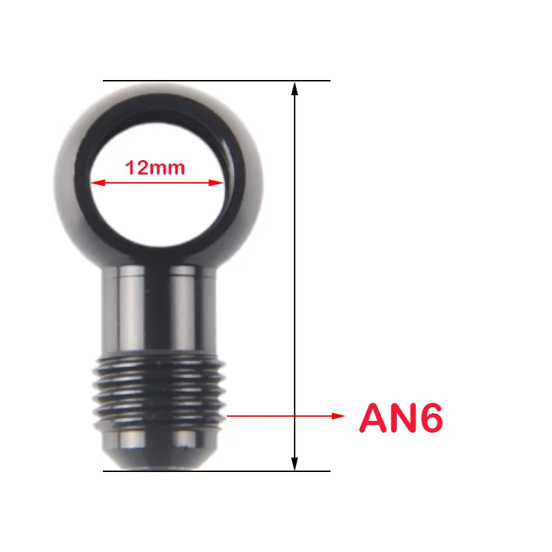 DHgate.com:Black Aluminum AN to Metric Brake Banjo Bolt Fitting Adapter ...