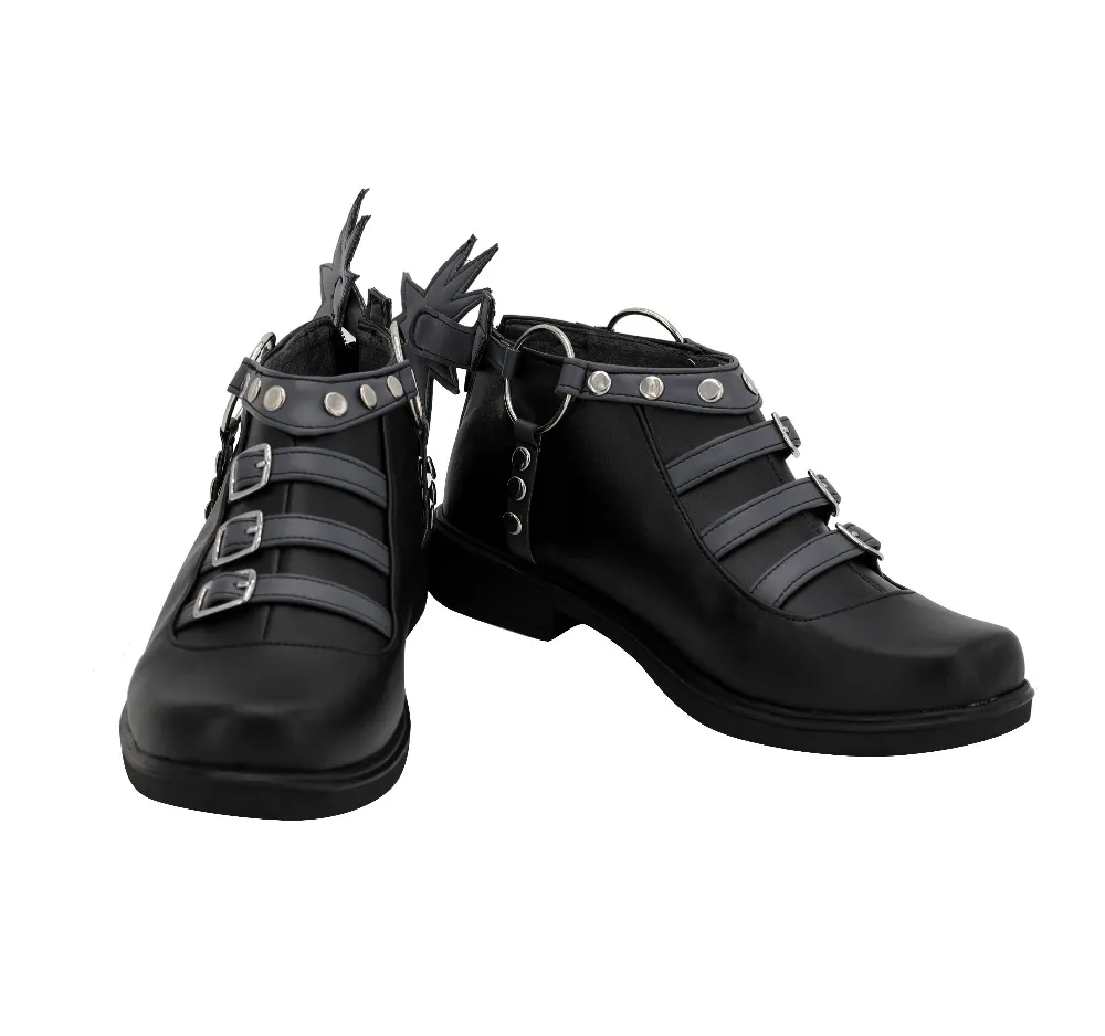 Anime Shoes Custom Cosplay Boots For Men Crafted Faux Leather, Chinese ...