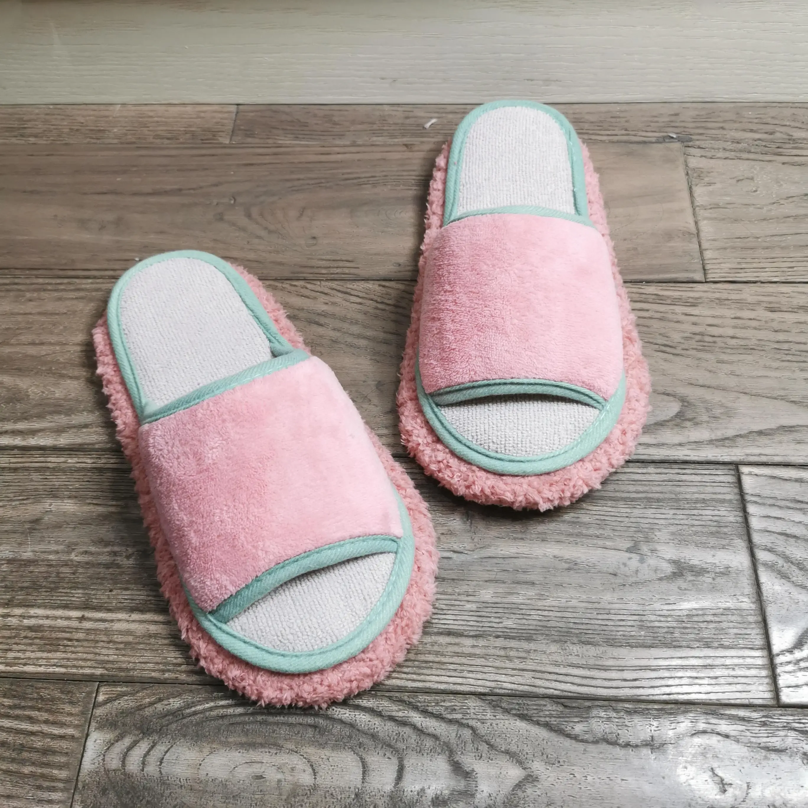 Microfiber Mop Slippers Floor Cleaning Shoes Cover, Washable Lazy ...