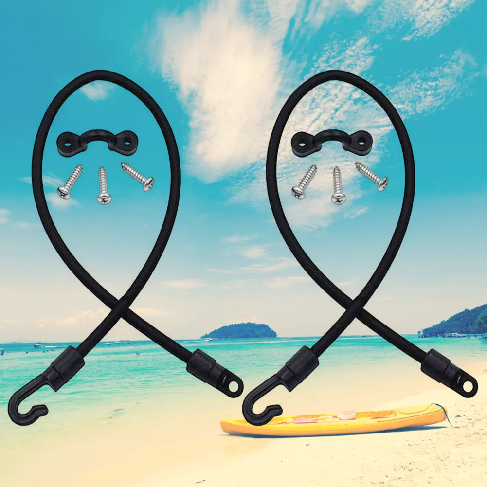 Boat Fishing Rod Tamer Holder, Adjustable Elastic Rope Hook Fixing ...